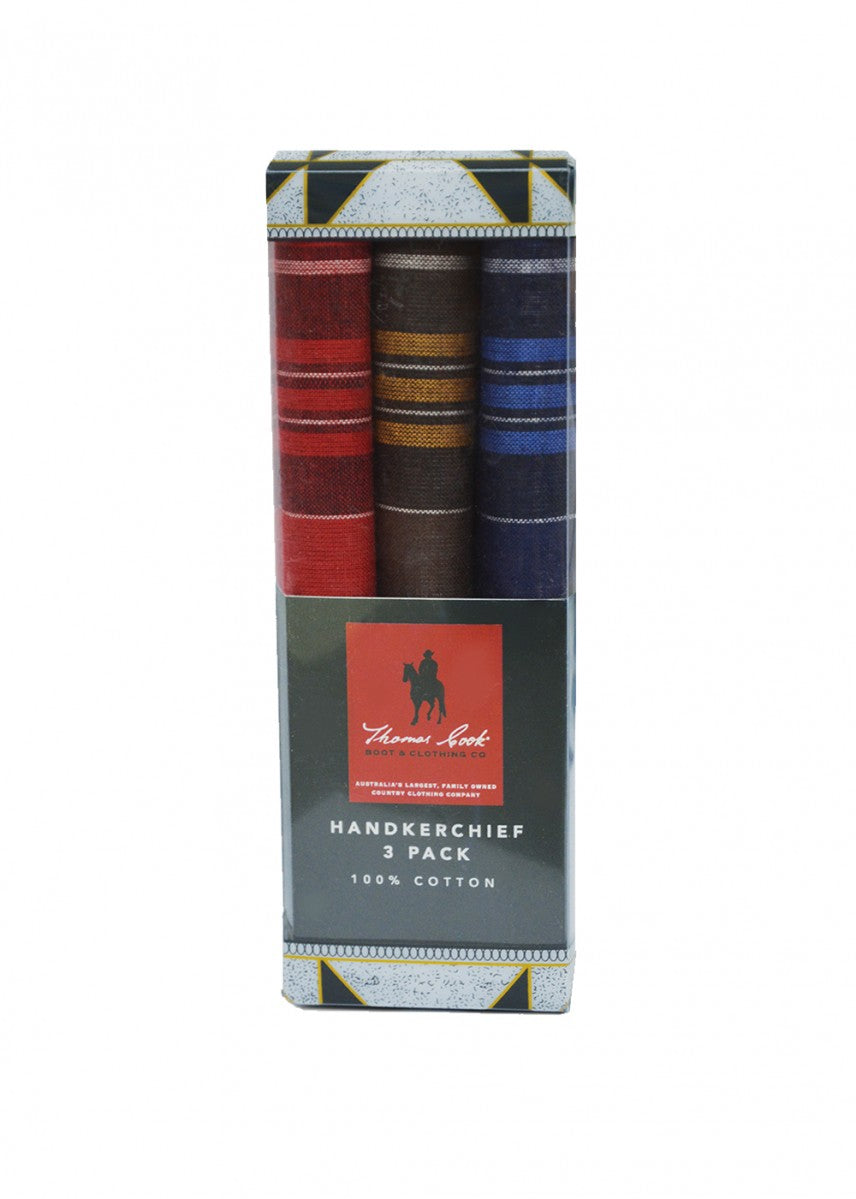 THOMAS COOK HANKERCHIEF 3PK – Bushmans Boots and All
